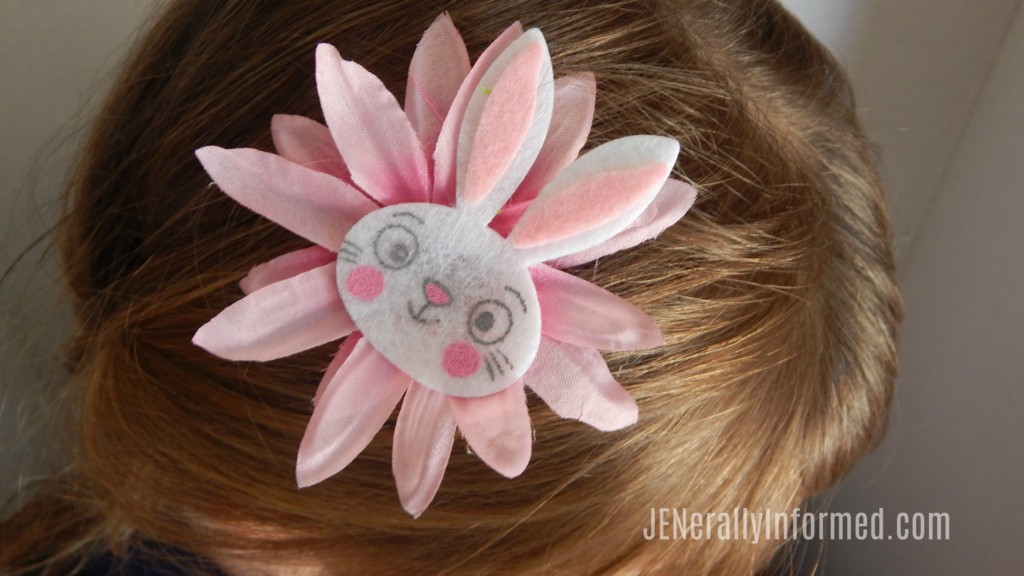 DIY Easter Bunny & Flower Hair Accessories - Jenerally Informed