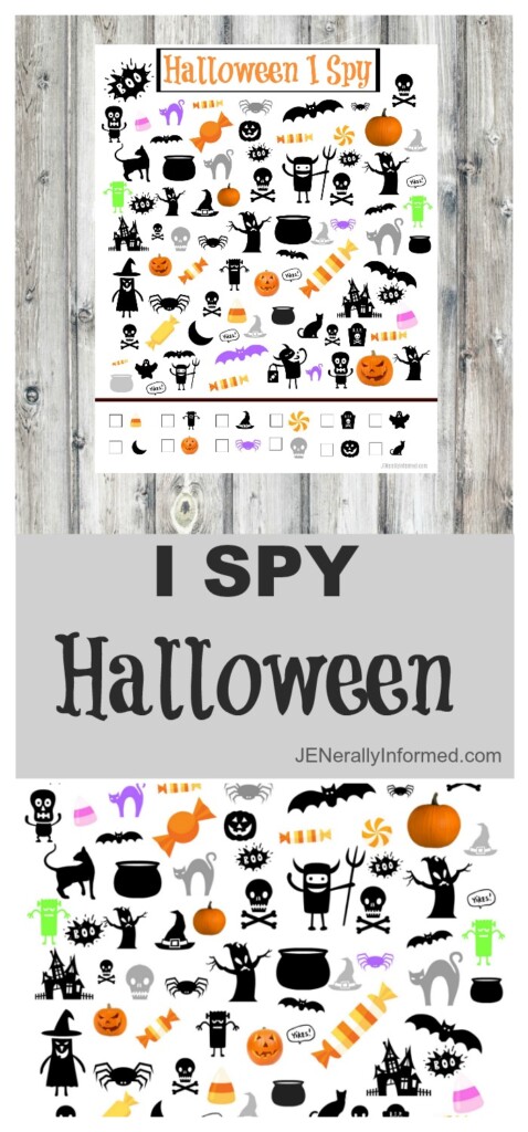 Halloween I Spy Printable - Jenerally Informed