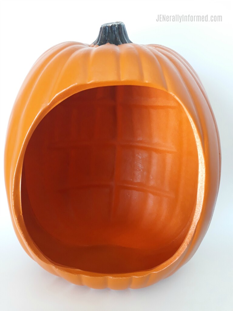 DIY Pumpkin Candy Holder - Jenerally Informed
