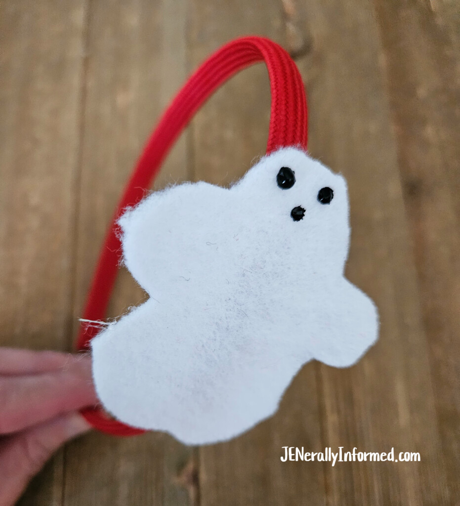 Easy to Make Ghost Headband - Jenerally Informed